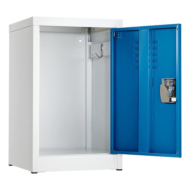 blue metal locker for kids, steel locker, metal locker, storage locker