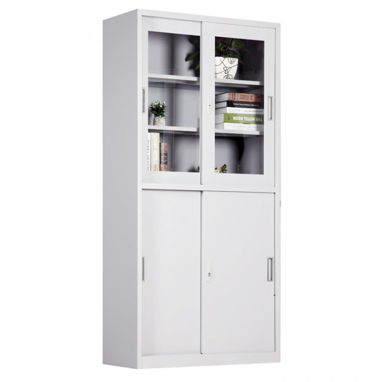 Half Height Sliding Door Office Cabinet - Fubao Office Furniture